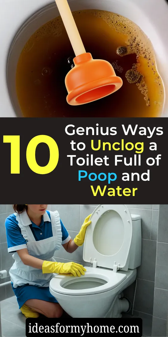 10 Proven Methods to Unclog a Toilet Full of Poop and Water